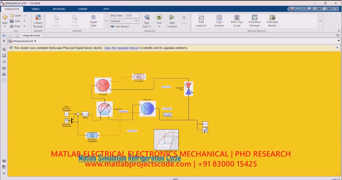 Matlab Simulation Refrigeration Cycle