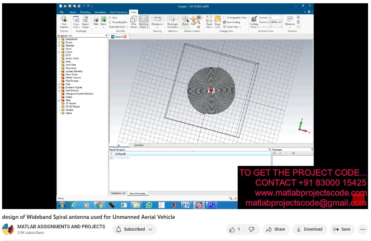 design of Wideband Spiral antenna used for Unmanned Aerial Vehicle